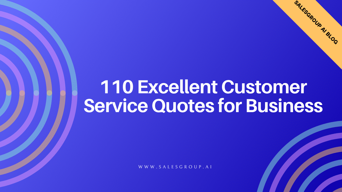 110 excellentes citations sur le service client pour les entreprises ...